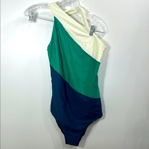 summersalt | Swim | Summersalt The Side Stroke One Piece Blue And Green ...